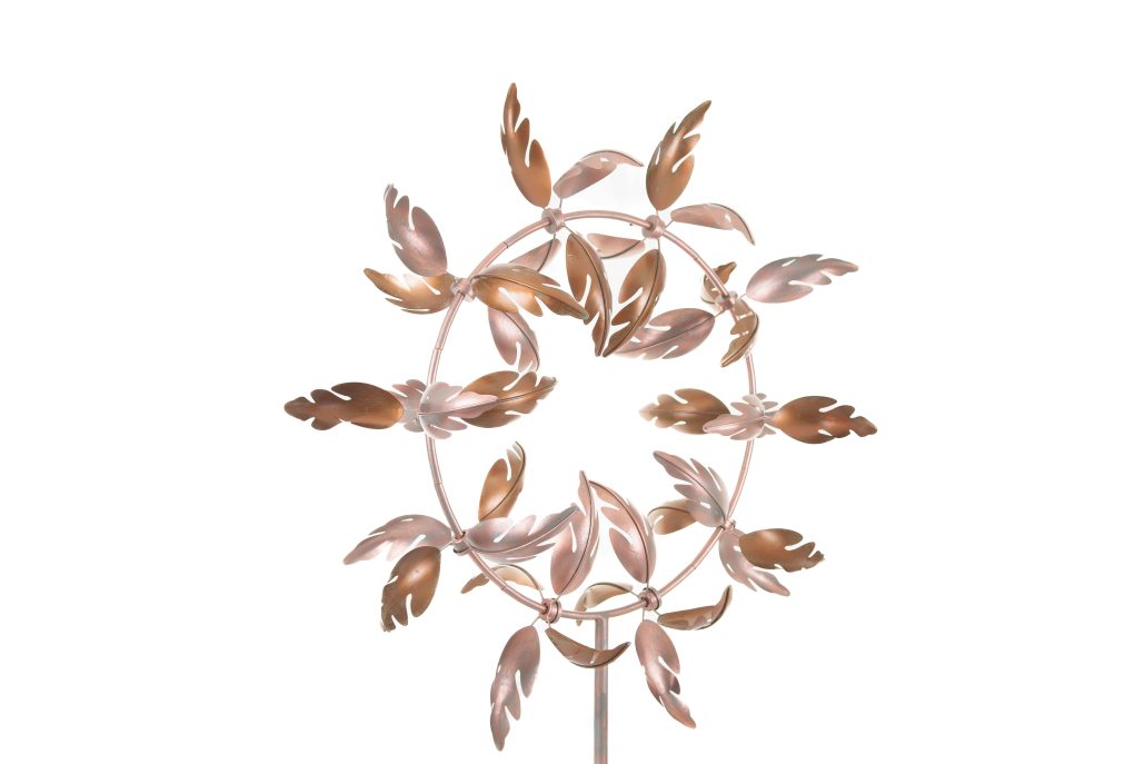 ZEPHYRUS WIND SPINNER LARGE BRUSHED COPPER AND VERDIGRIS - Lightinnovation
